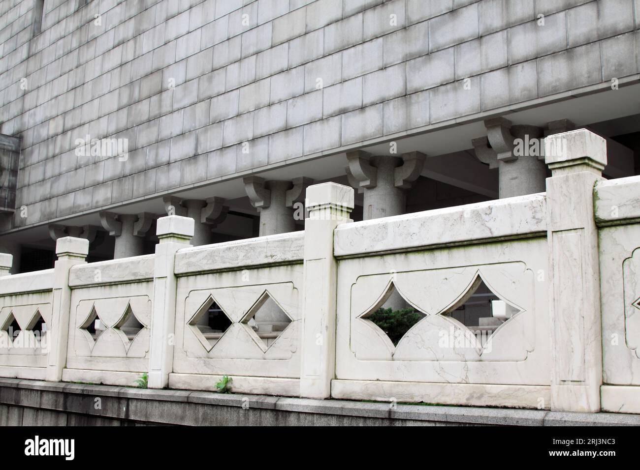antique building stone railing in south china Stock Photo - Alamy