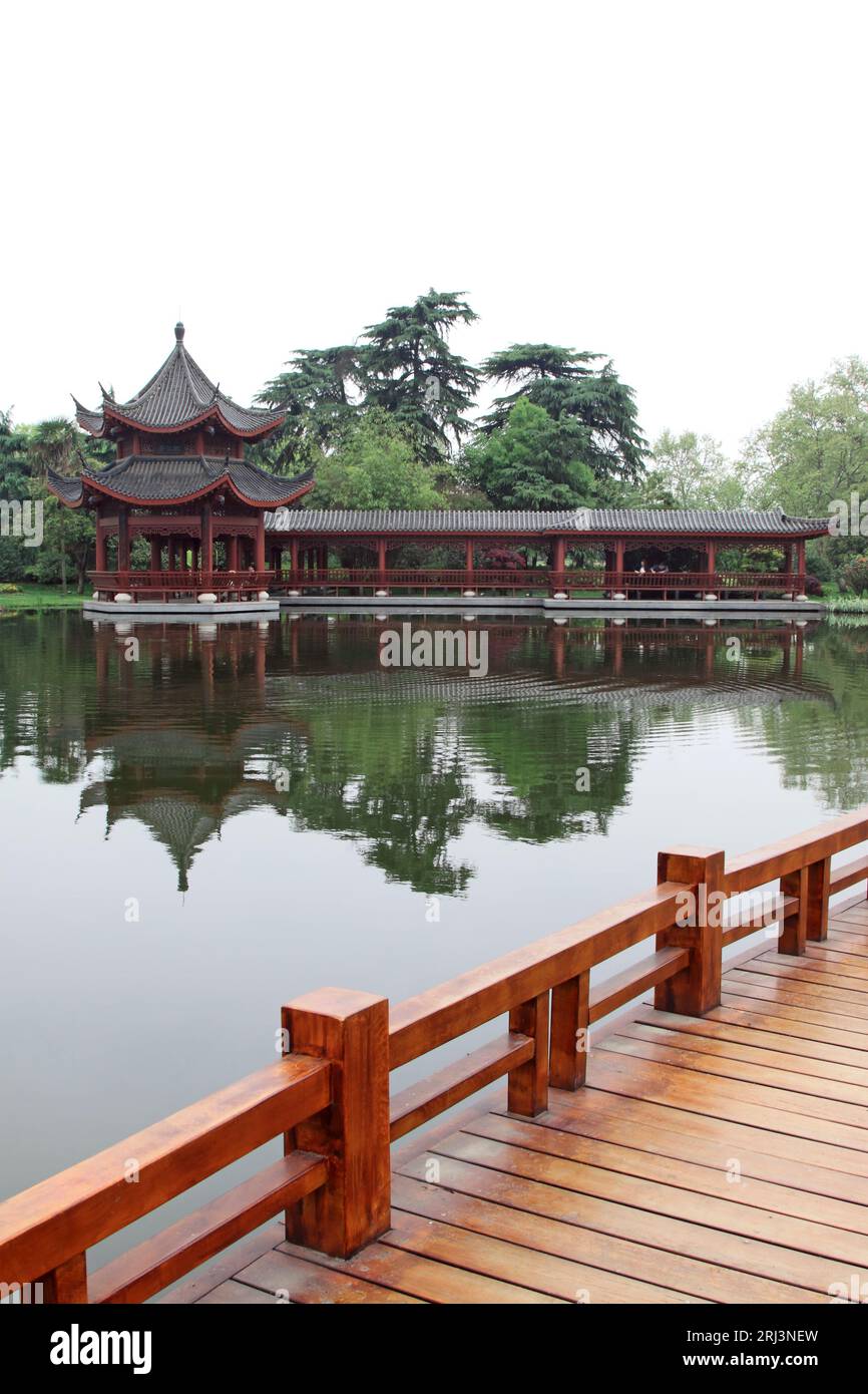 ancient Chinese traditional architectural landscape, south china Stock ...