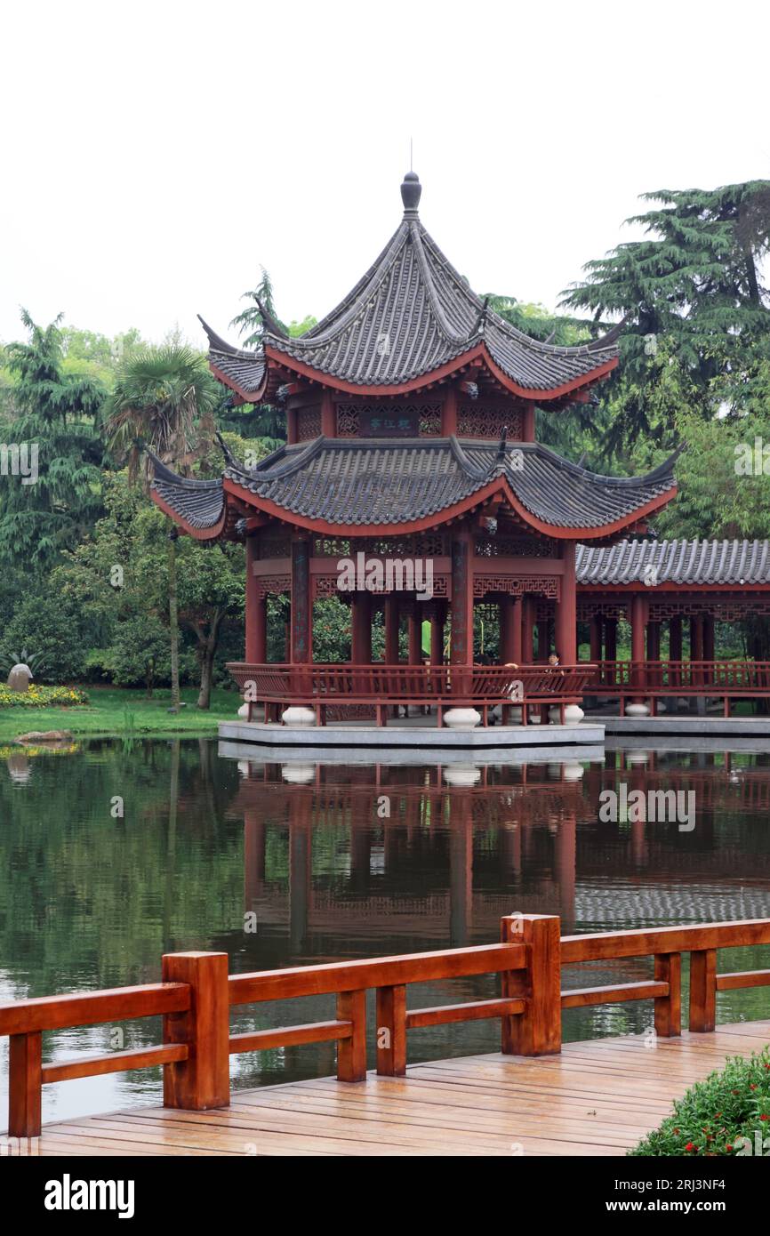ancient Chinese traditional architectural landscape, south china Stock ...