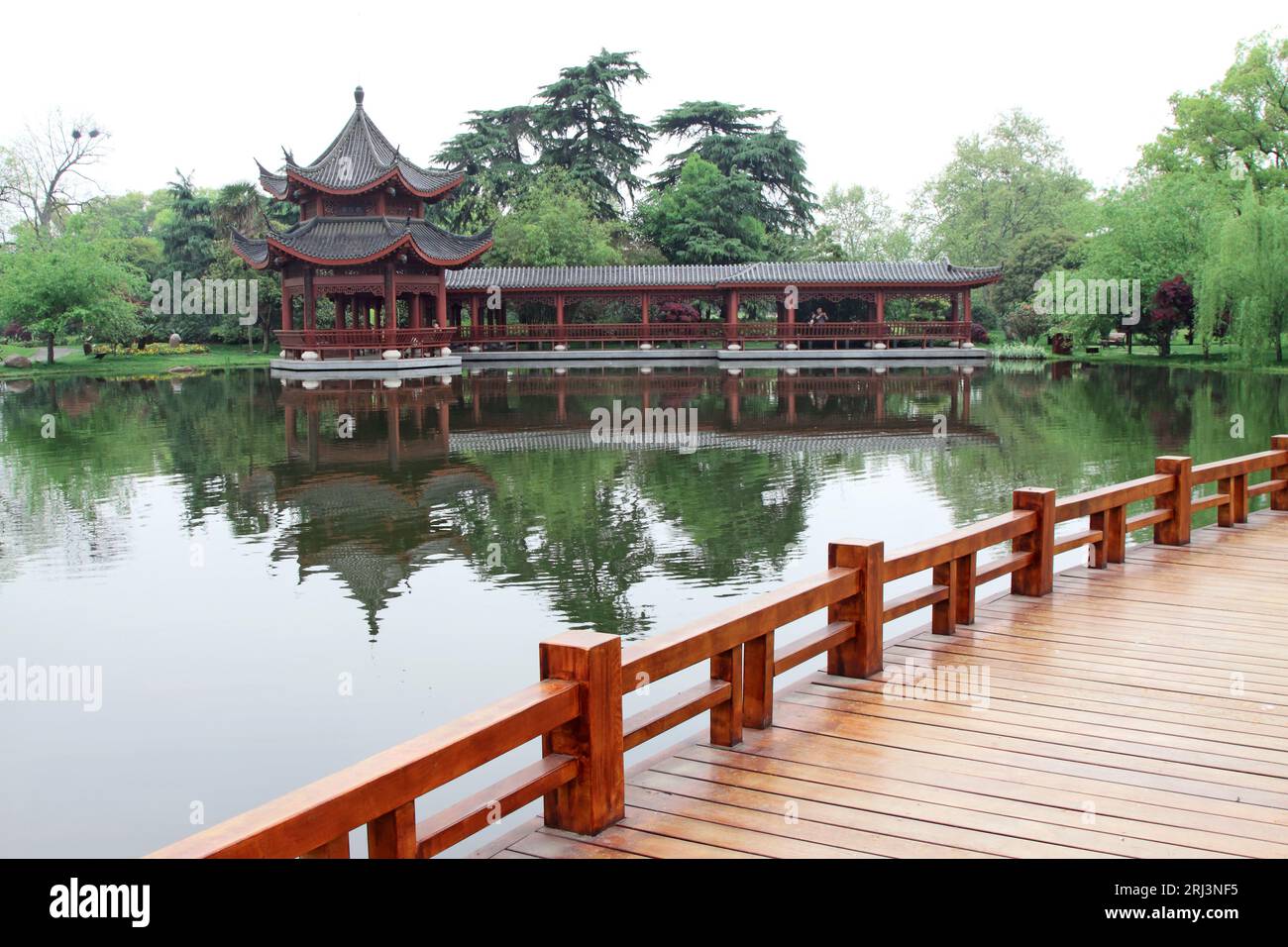 ancient Chinese traditional architectural landscape, south china Stock ...