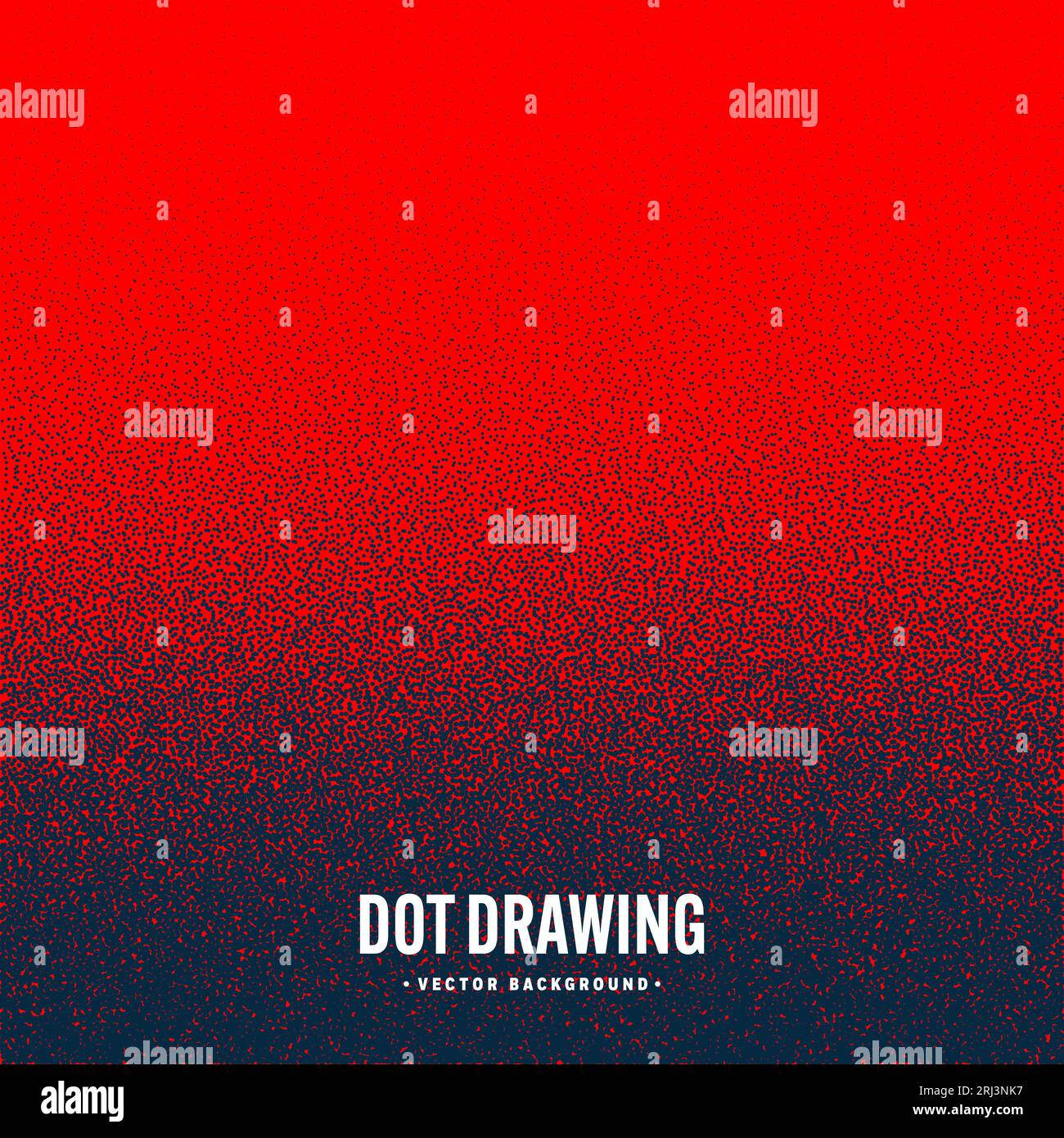 Stipple pattern, red dotted geometric background. Stippling, dotwork ...