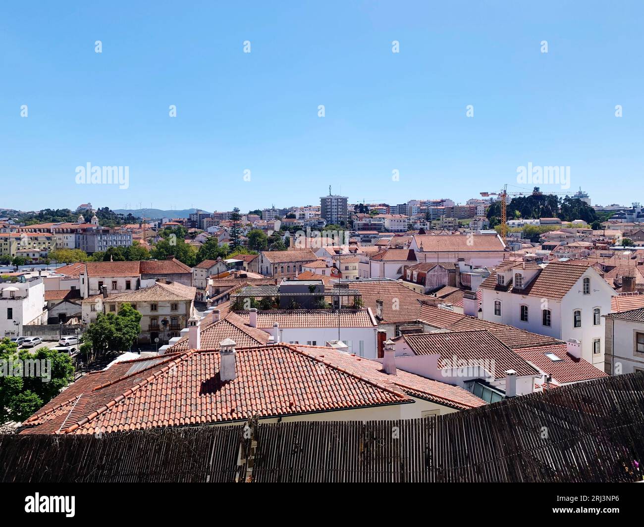 Aerial view traditional portuguese cobblestone hi-res stock photography ...