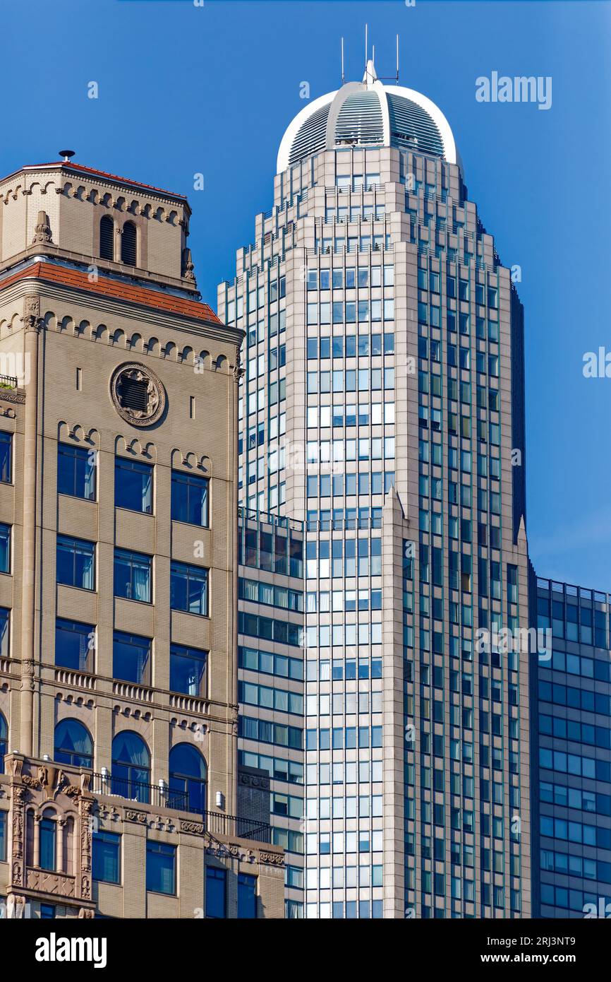 Domed CitySpire is a mixed use skyscraper in Midtown Manhattan; Ritz ...