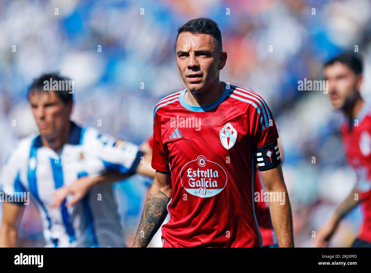 San Sebastian, Spain. Credit: D. 19th Aug, 2023. Iago Aspas (Celta ...