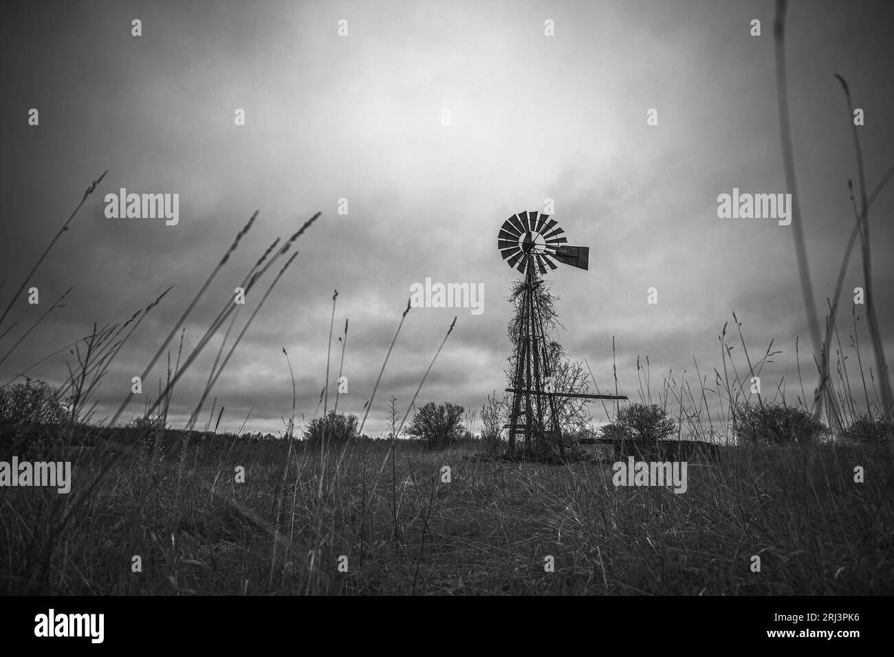 Windmill spooky eerie hi-res stock photography and images - Alamy