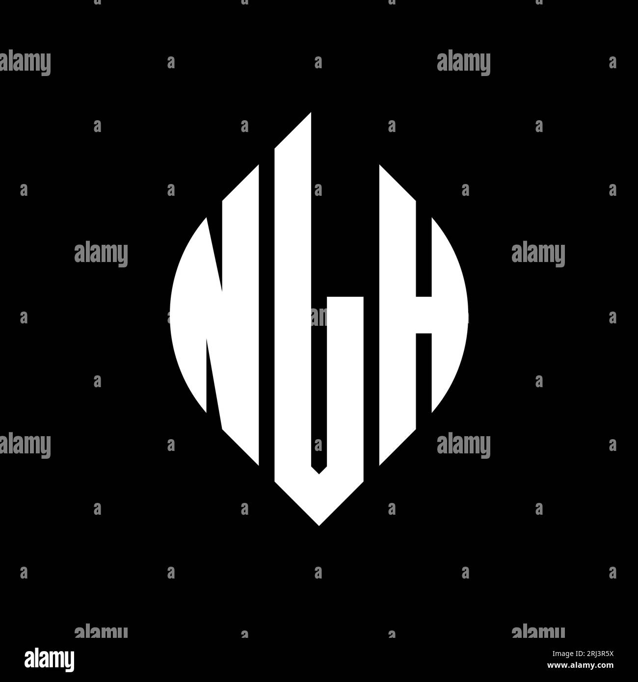 Nlh logo design hi-res stock photography and images - Alamy