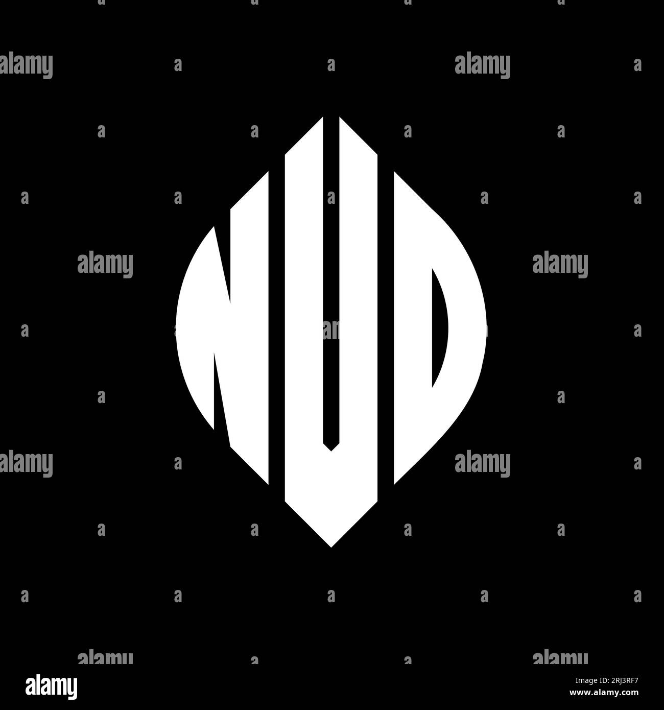 NVO circle letter logo design with circle and ellipse shape. NVO ...