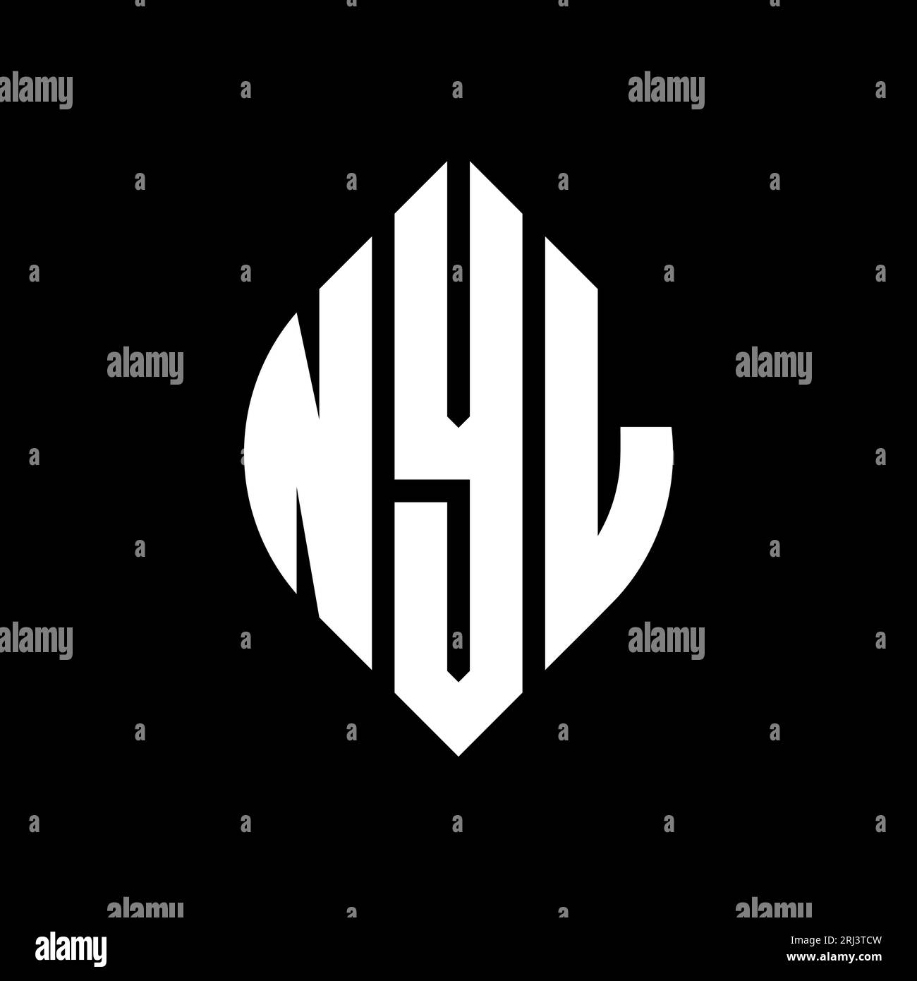 Nyl logo design Stock Vector Images - Alamy