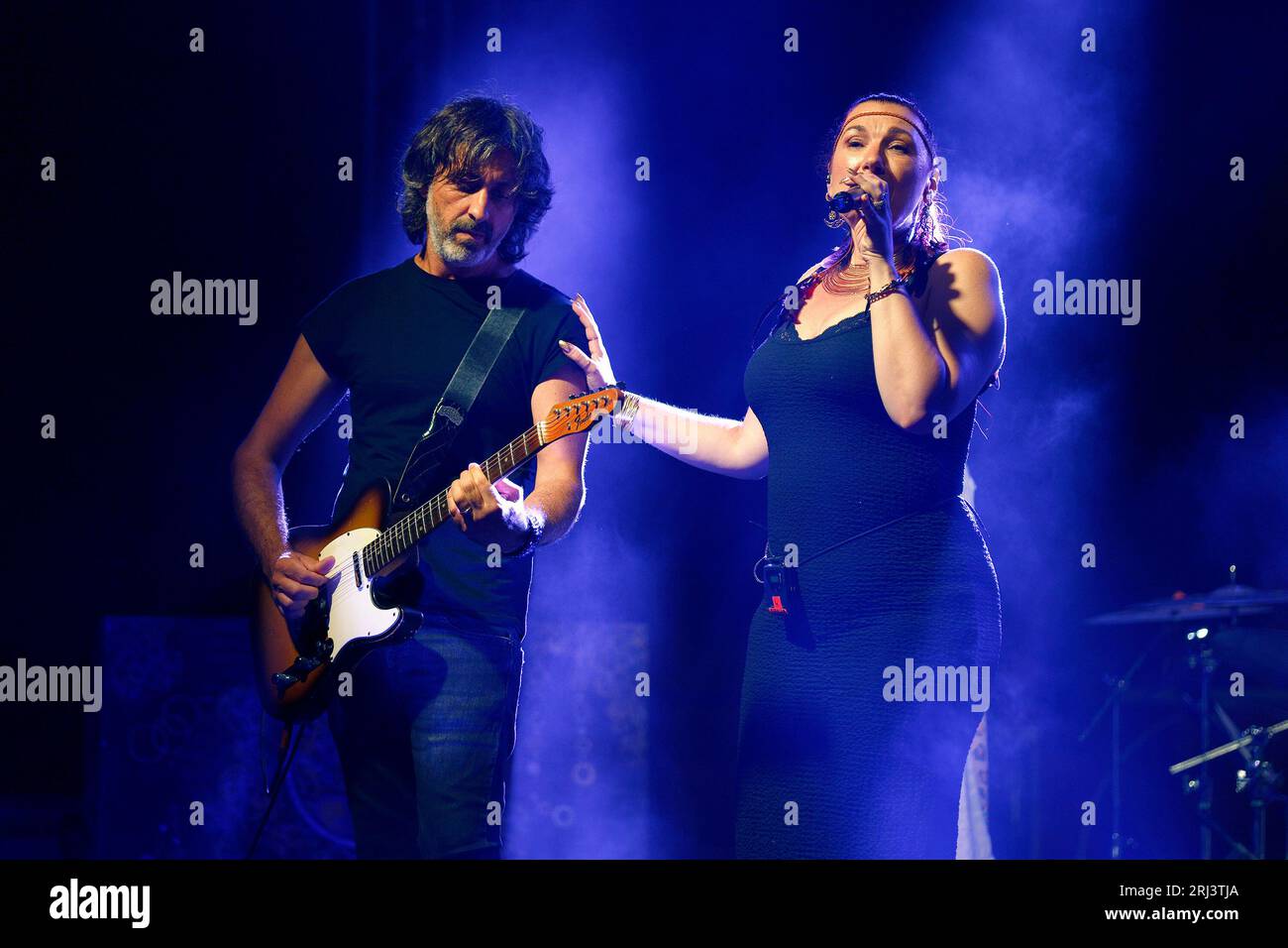 in the photo Daria Biancardi winner of The Voice Senior live in ...