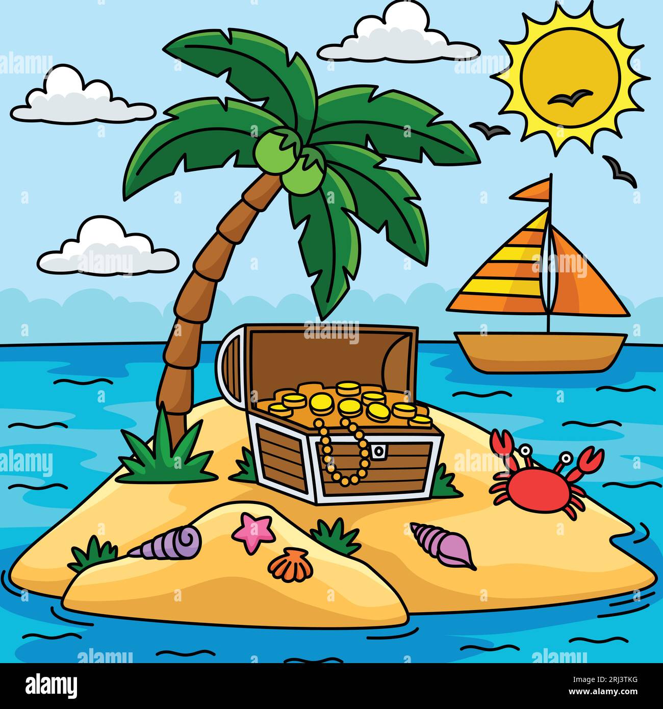 Yatch sea Stock Vector Images - Alamy