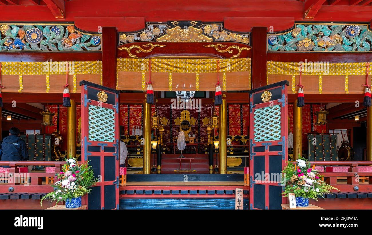 Fukuoka, Japan - Nov 30 2022: Dazaifu Tenmangu shgrine dedicated to the ...