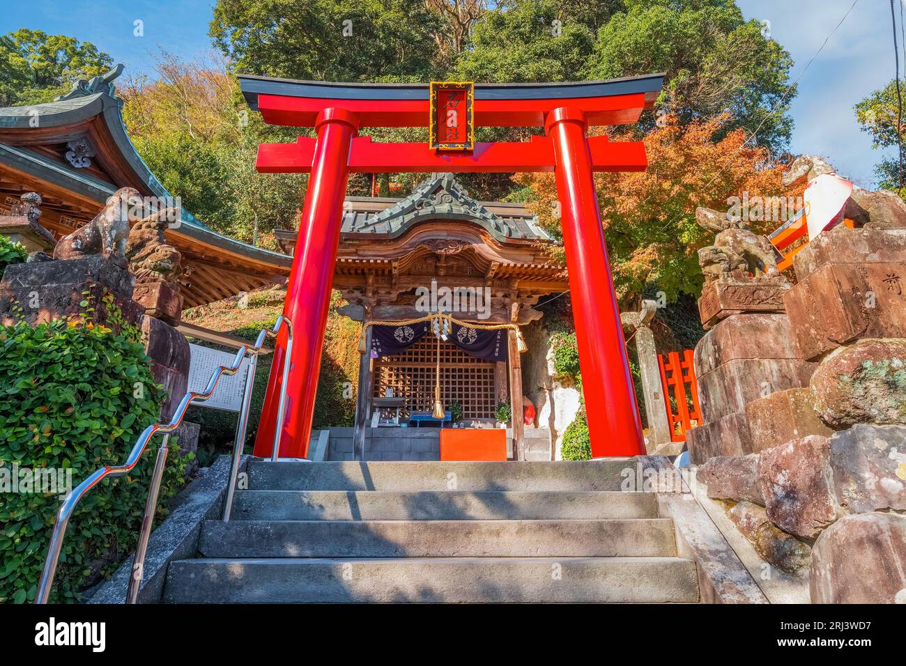 Saga, Japan - Nov 28 2022: Yutoku Inari shrine in Kashima City, Saga ...