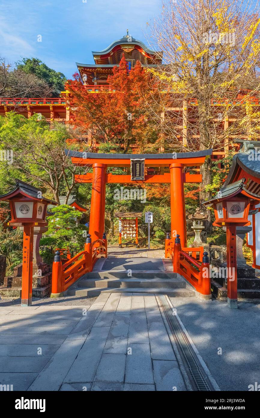 Saga, Japan - Nov 28 2022: Yutoku Inari shrine in Kashima City, Saga ...