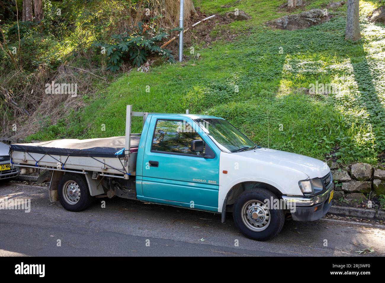 1997 model Holden Rodeo ute utility vehicle with tabletop tray,Sydney ...