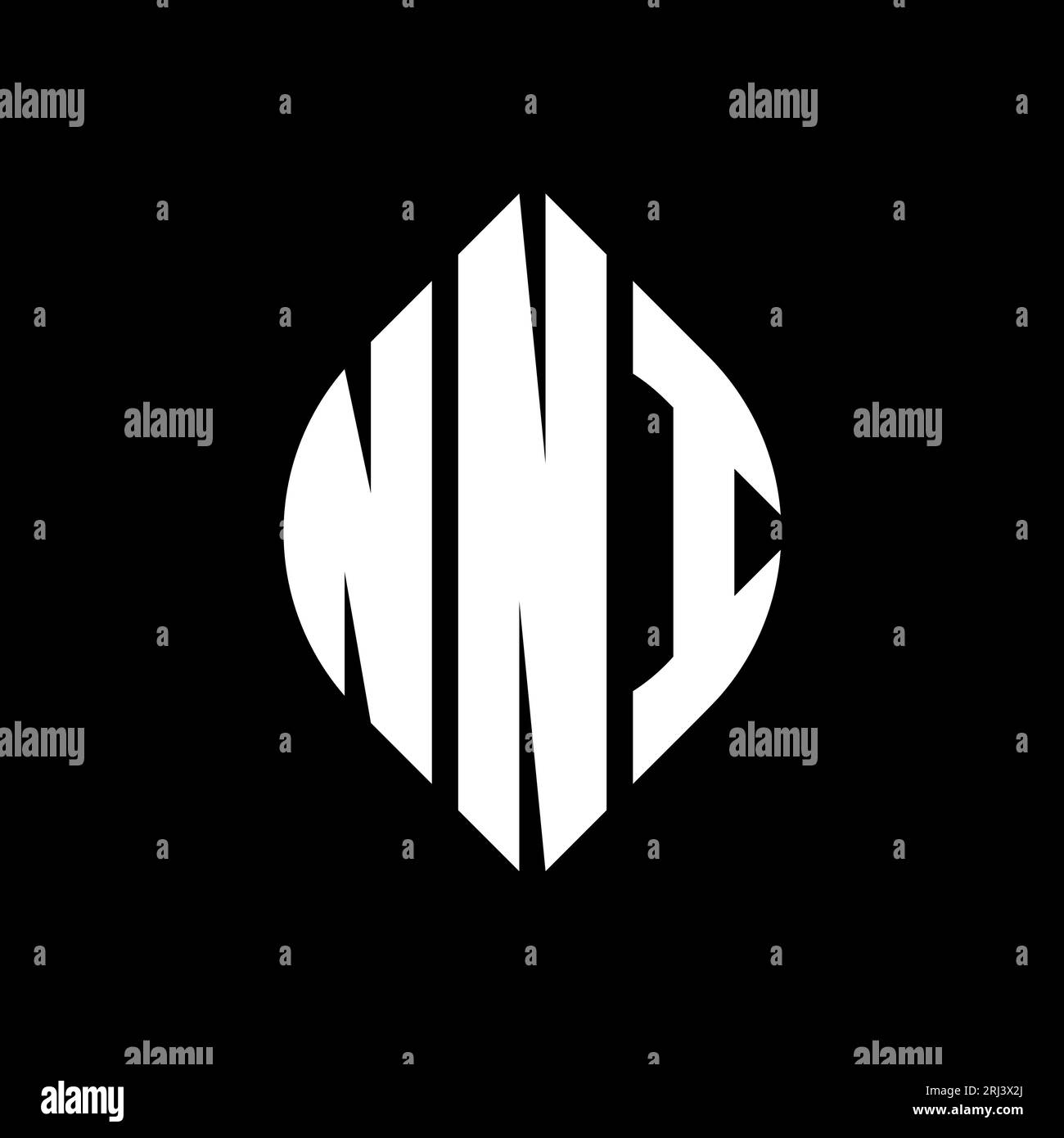 NNT circle letter logo design with circle and ellipse shape. NNT ...