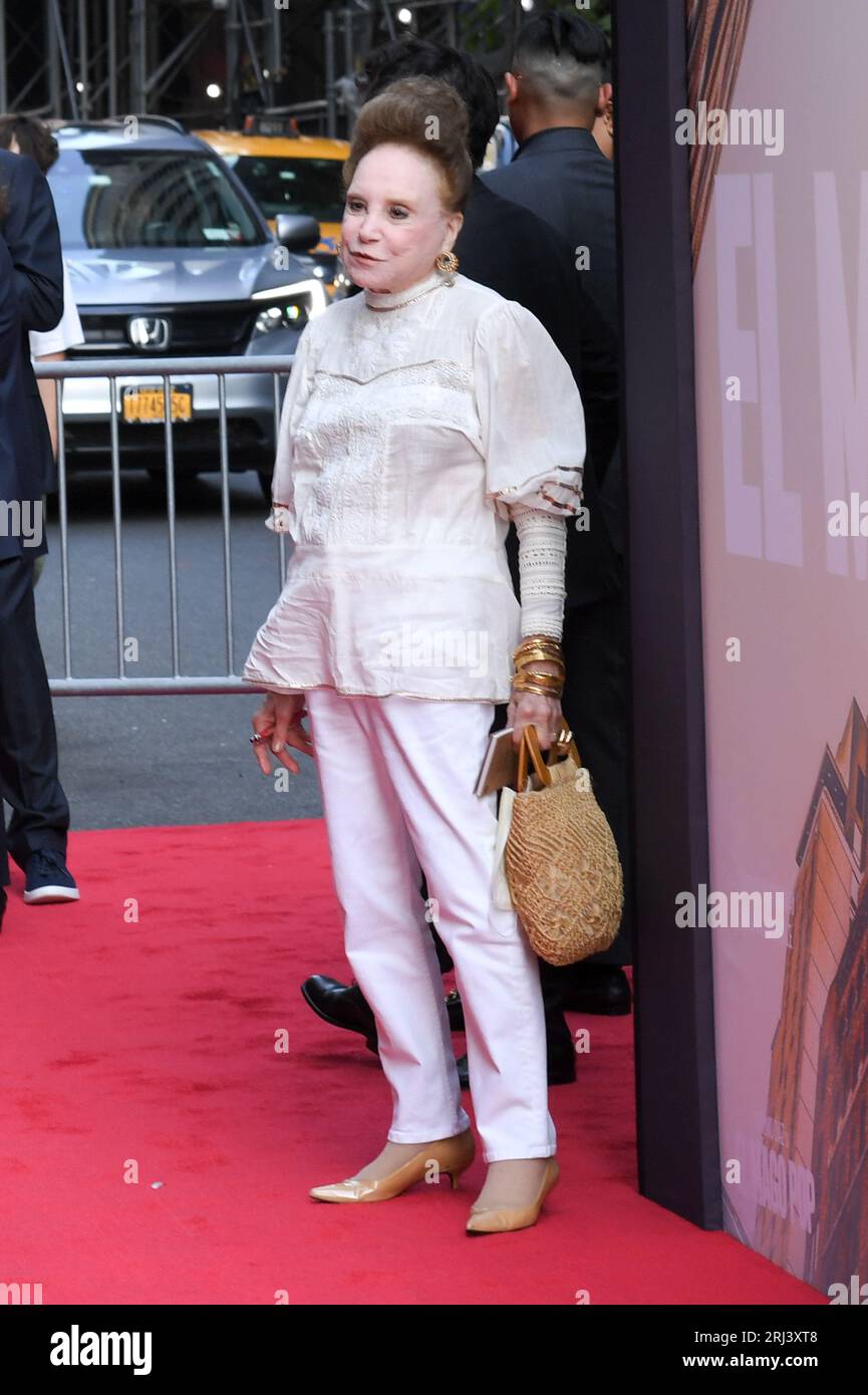 New York, USA. 20th Aug, 2023. Cindy Adams attends Opening Night of El ...