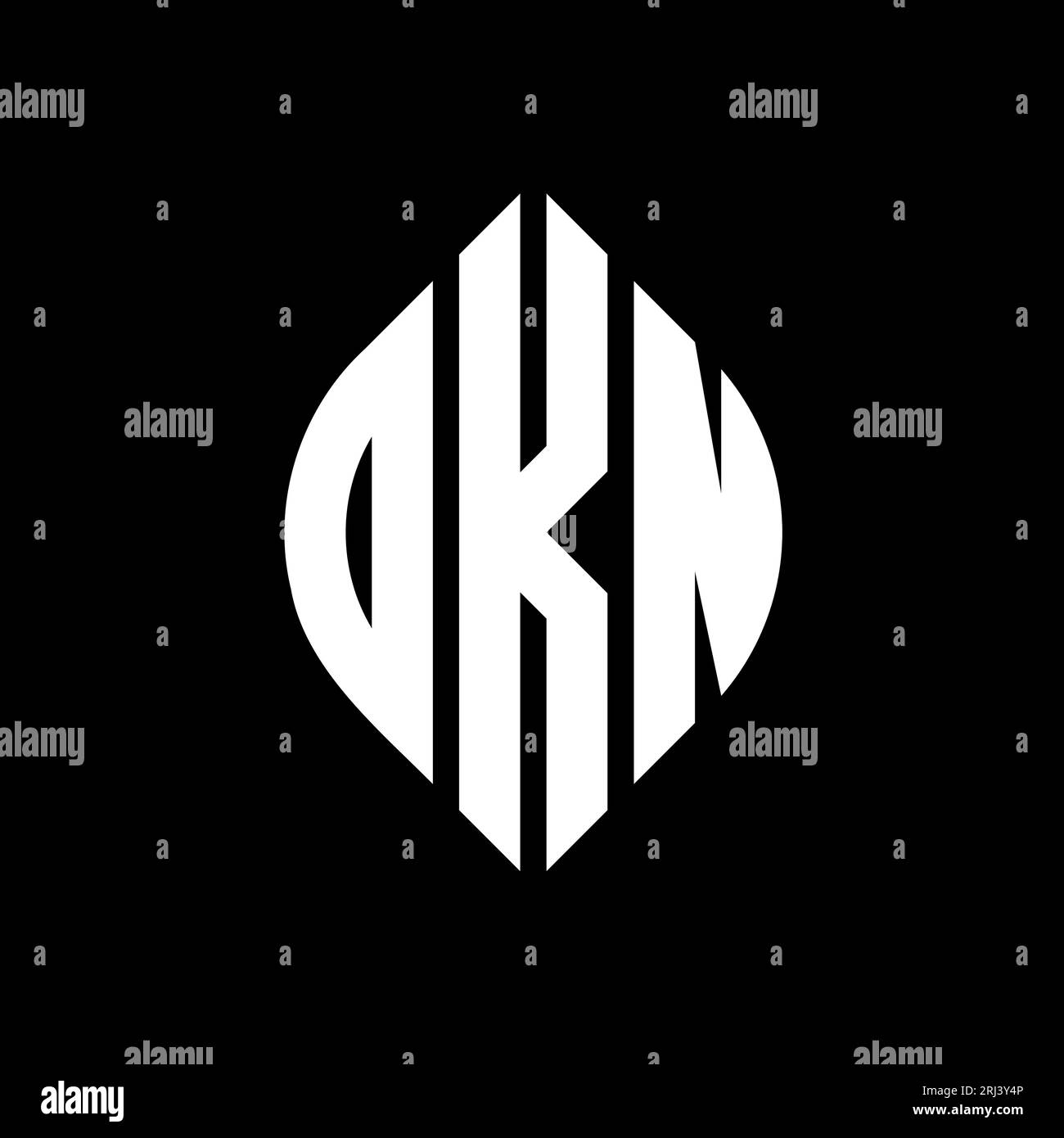 Okn logo design hi-res stock photography and images - Alamy