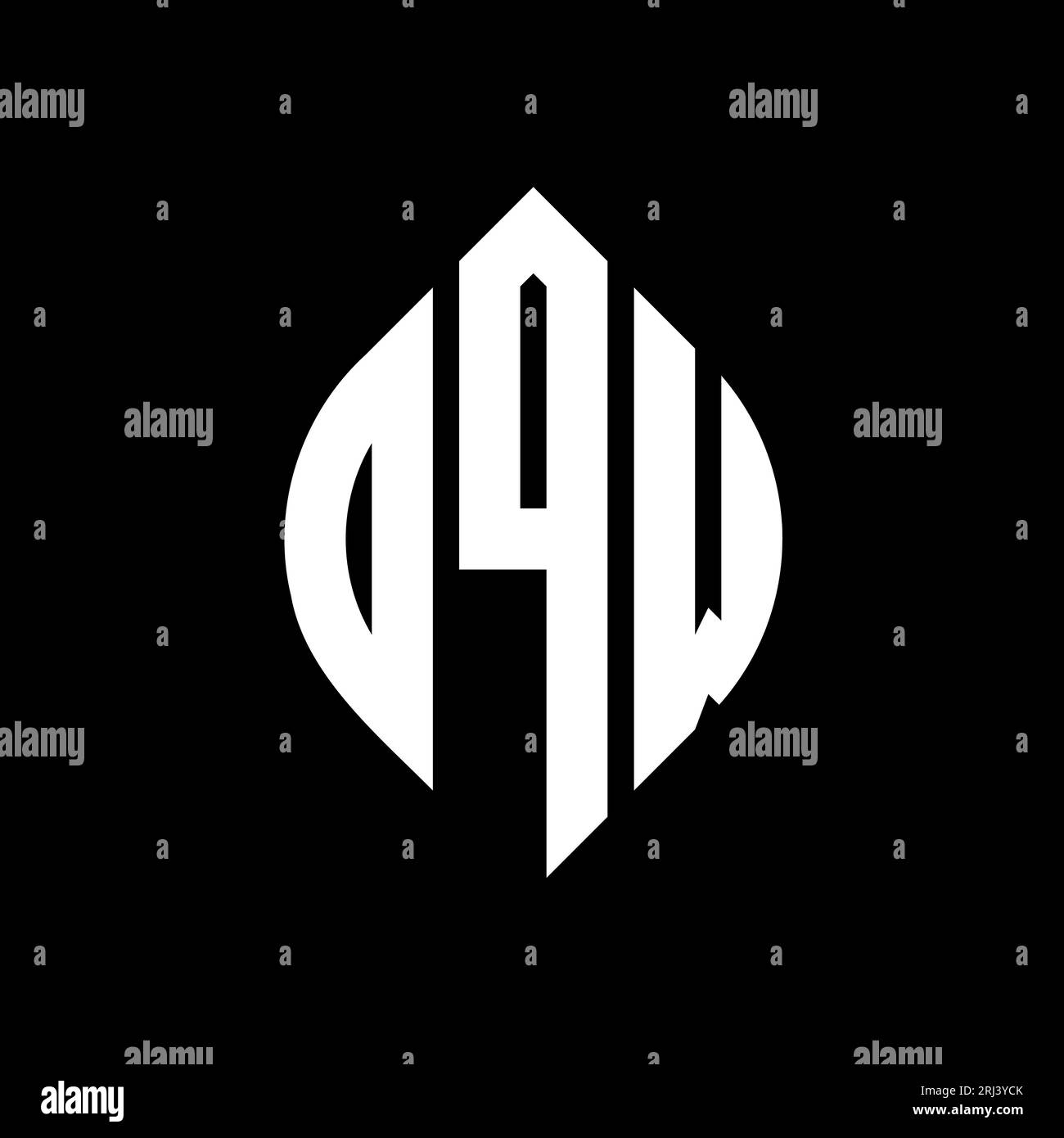 Oqw ellipse Stock Vector Images - Alamy
