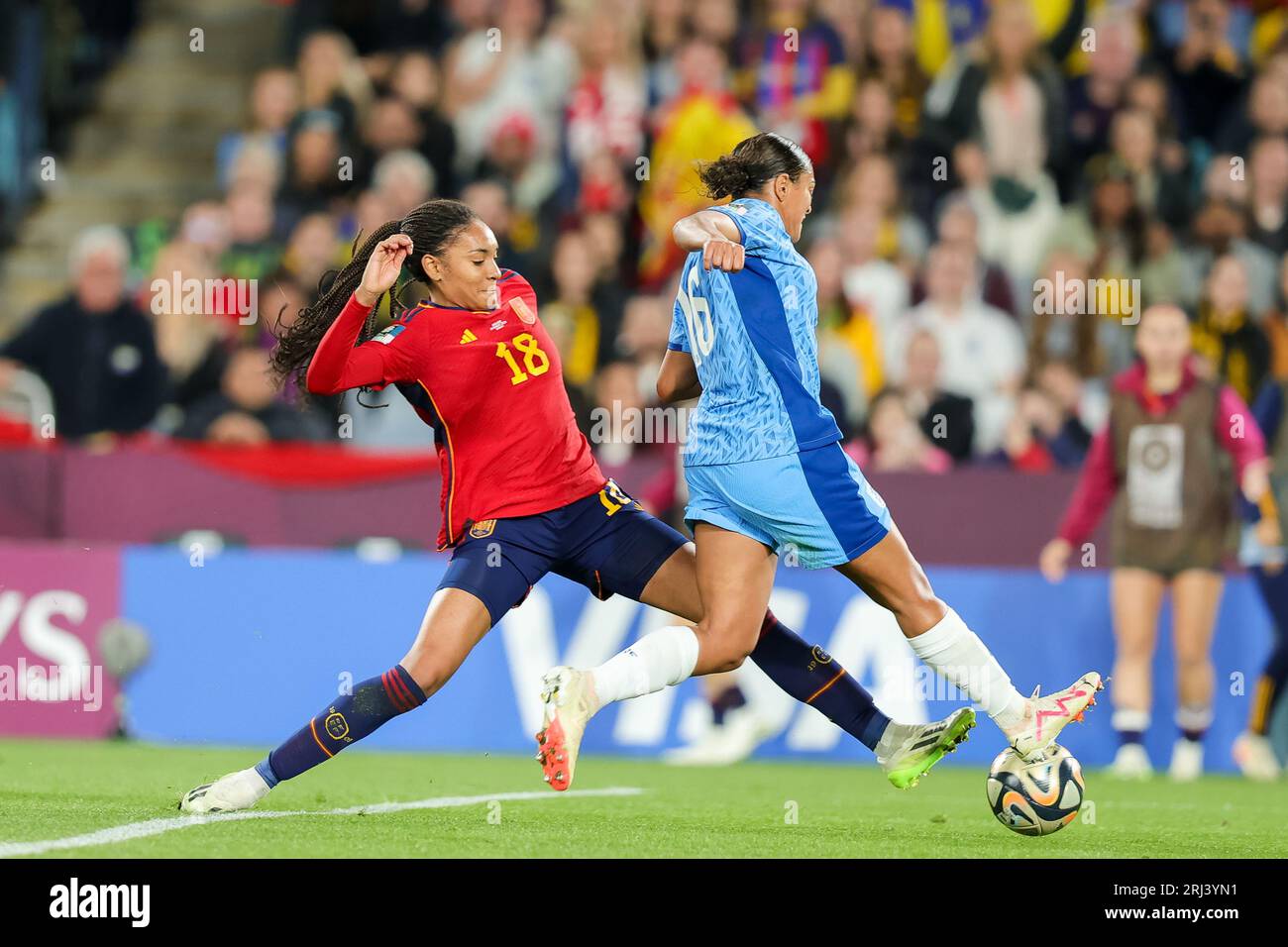 Sydney, Australia, 20th Aug, 2023. Spain vs England FIFA Women's World ...