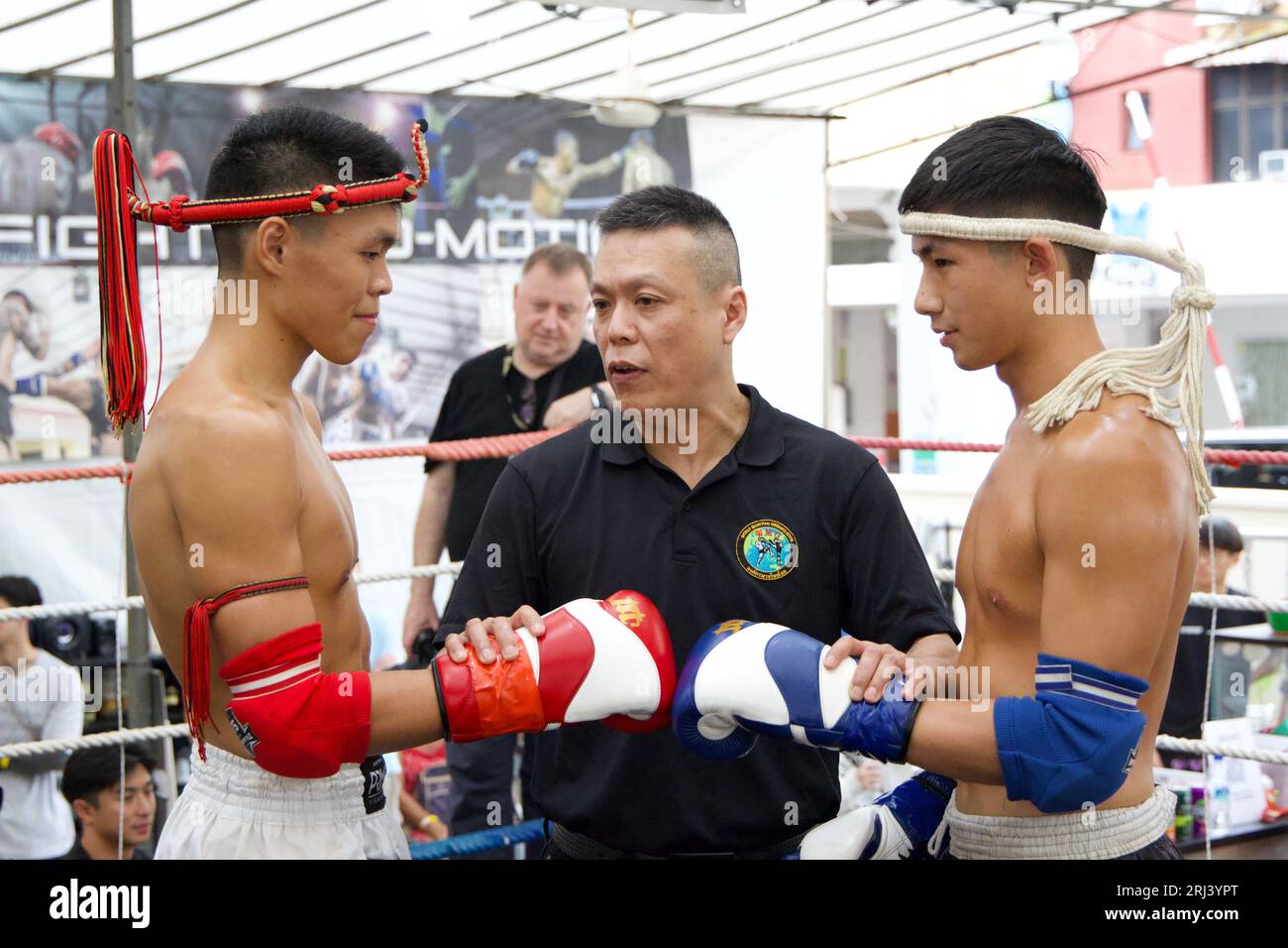 Boys coming out to play Stock Photo - Alamy