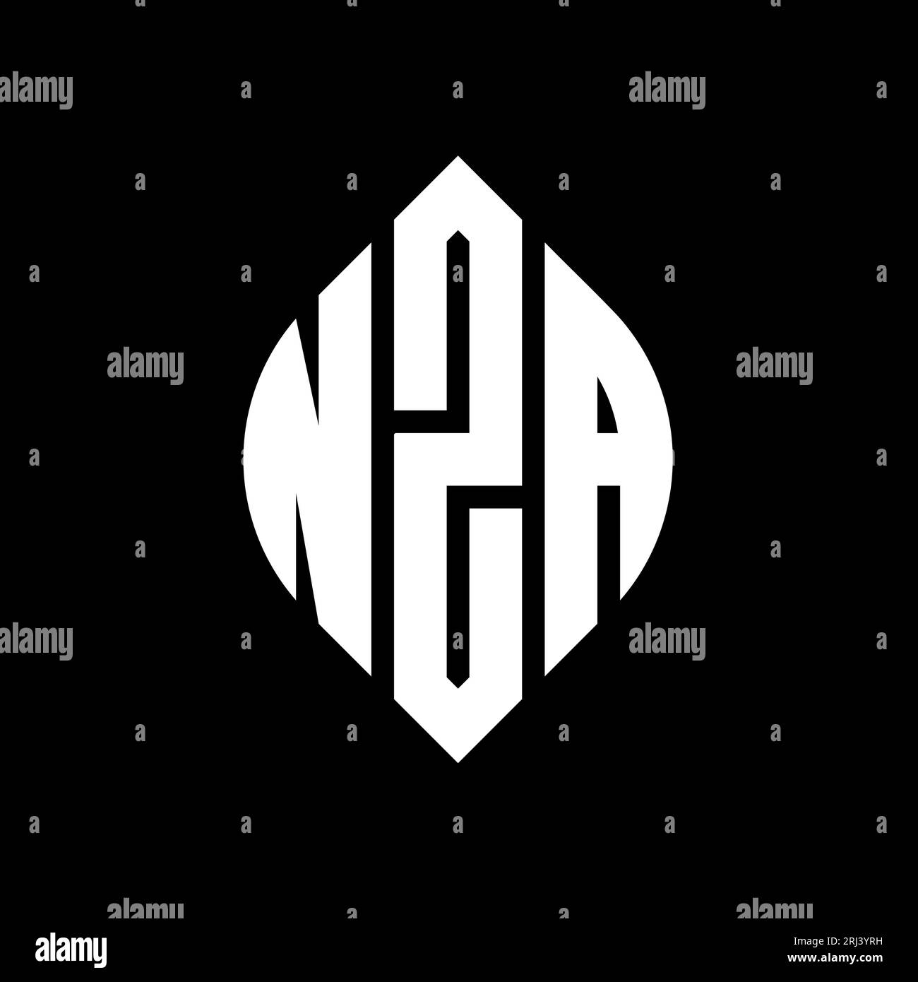 Nza alphabet Stock Vector Images - Alamy