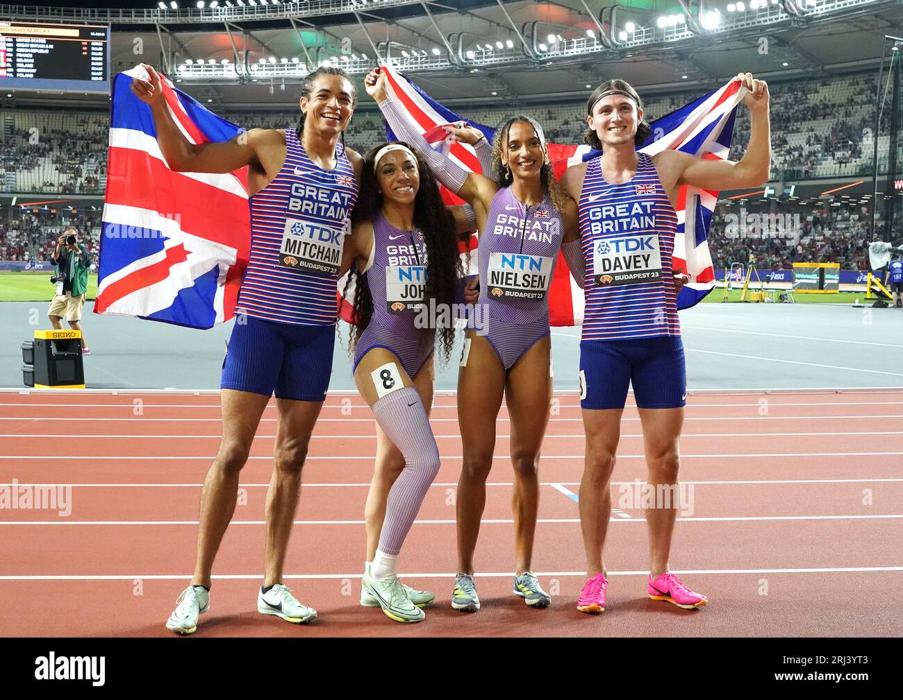Lewis Davey, Laviai Nielsen, Rio Mitcham and Yemi Mary Jon of Great ...