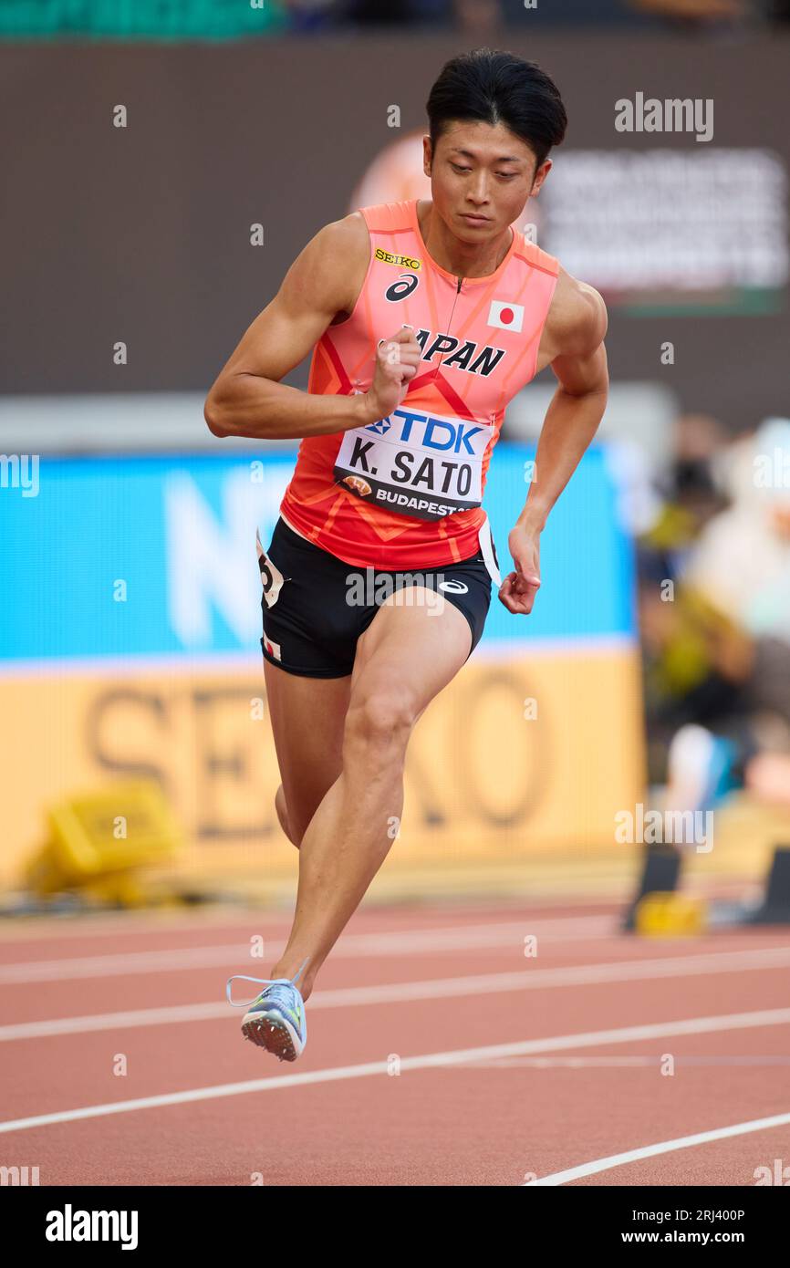 Budapest, Hungary. 20th Aug, 2023. Kentaro Sato (JPN) Athletics : World ...