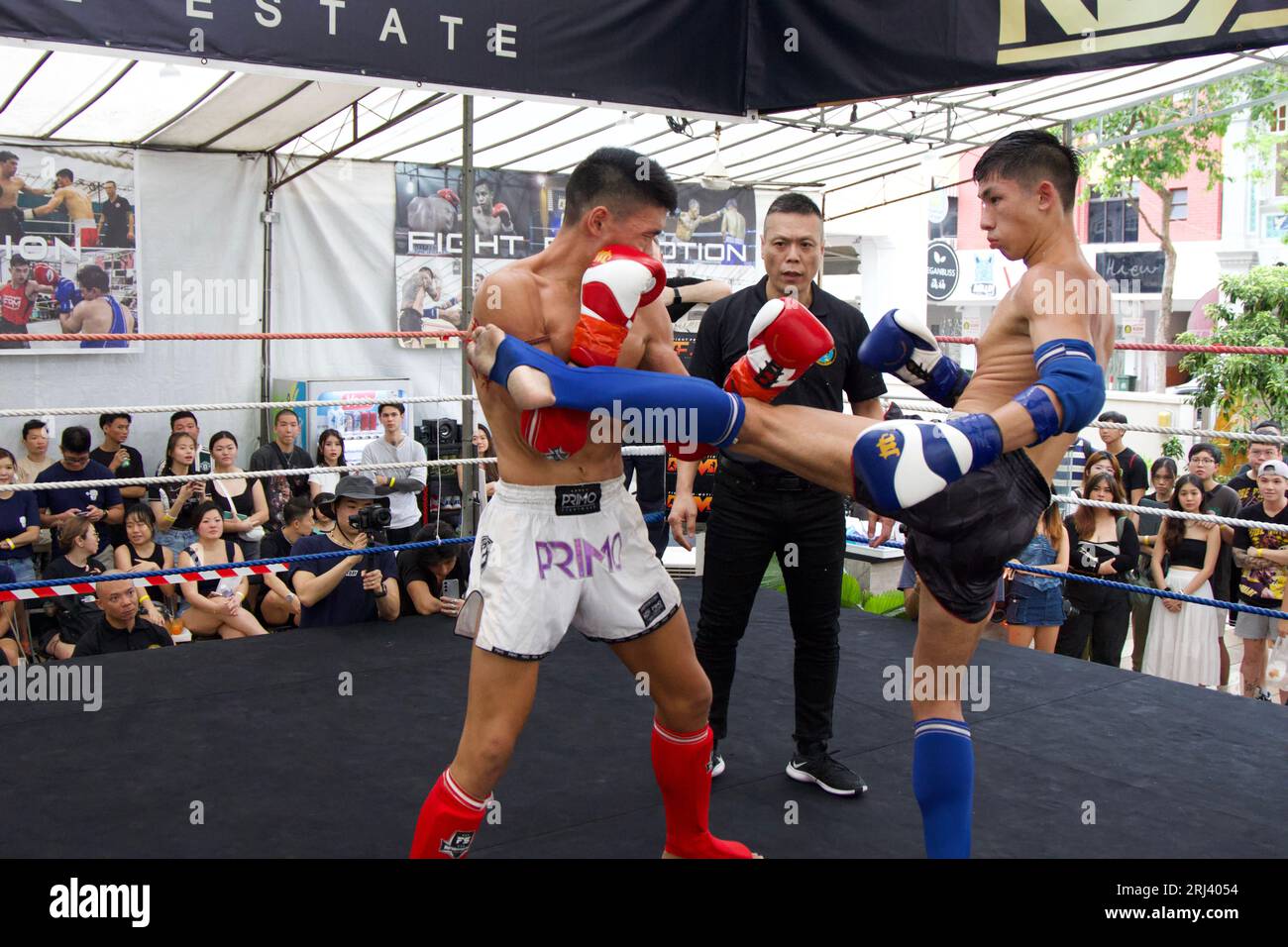 Boys coming out to play Stock Photo - Alamy