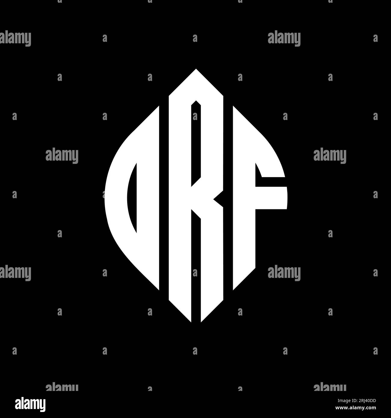 Orf logo design Stock Vector Images - Alamy