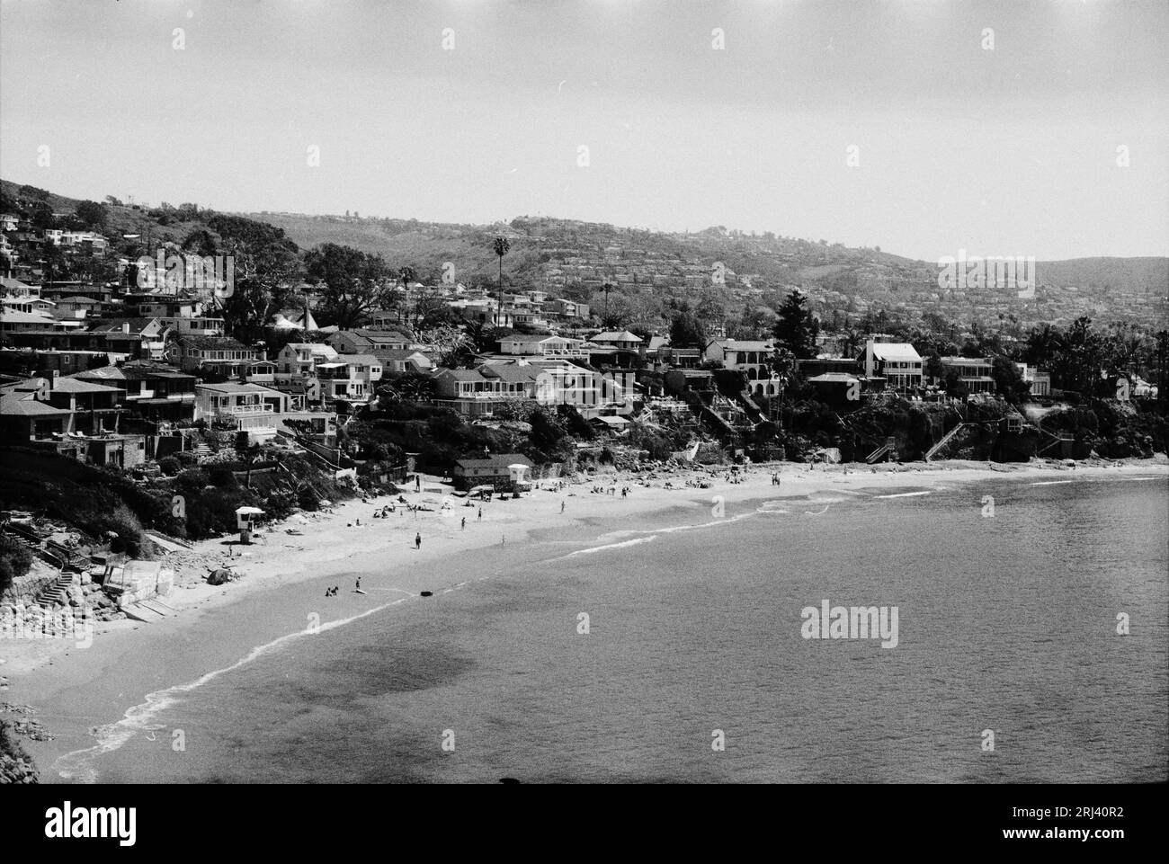 An aerial view of Newport Beach, California, featuring beautiful sandy ...