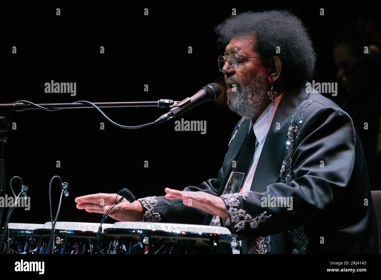 Uruguayan singer and songwriter Ruben Rada performs, marking his 80th ...