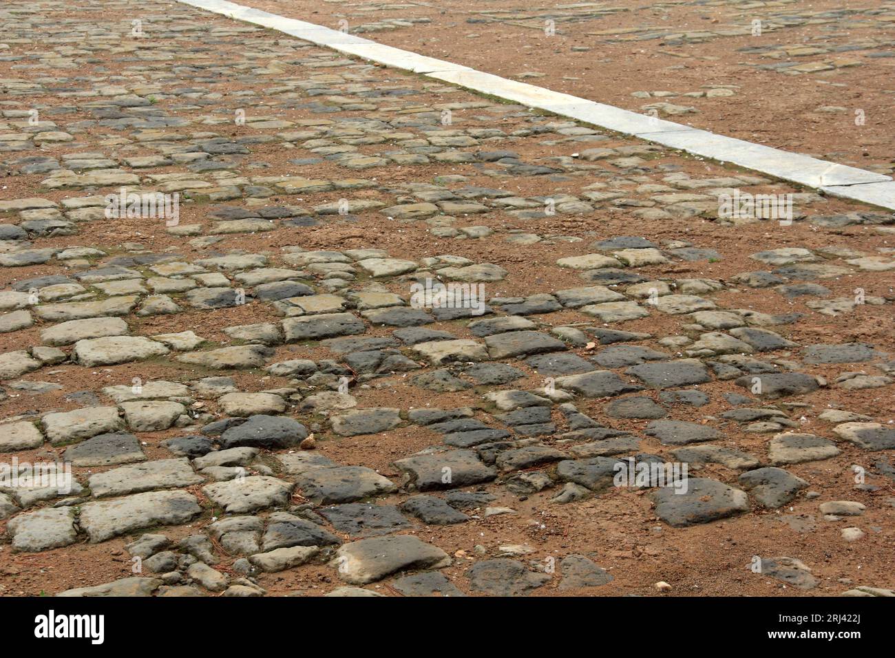 brick paved ground ancient chinese architecture Stock Photo - Alamy