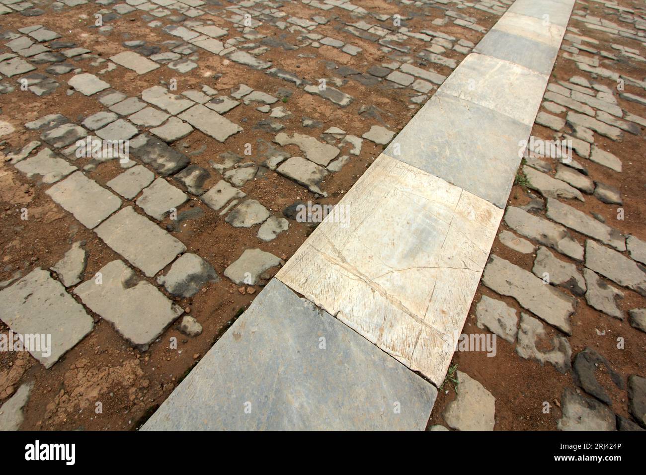brick paved ground ancient chinese architecture Stock Photo - Alamy