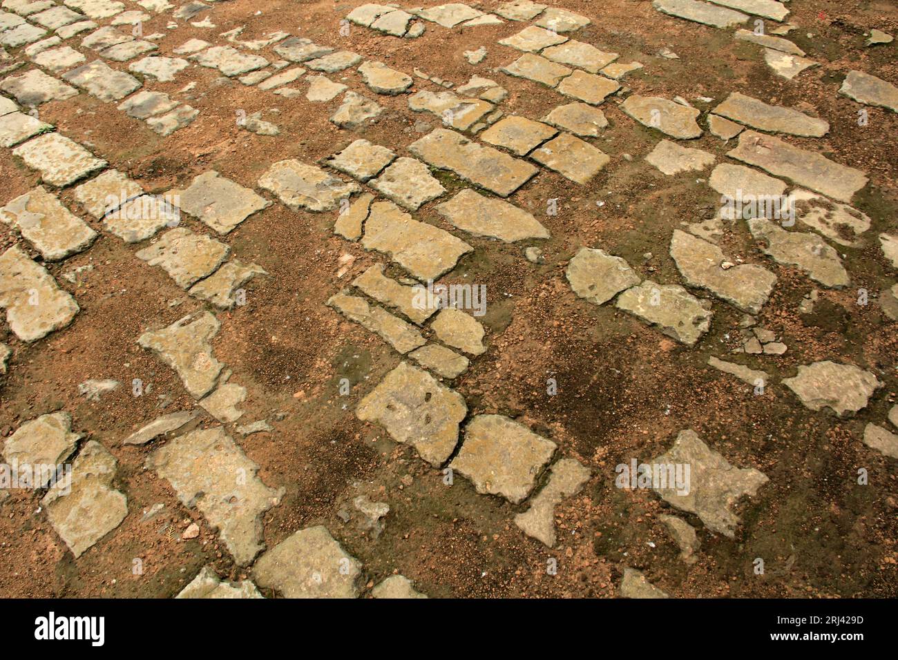 brick paved ground ancient chinese architecture Stock Photo - Alamy