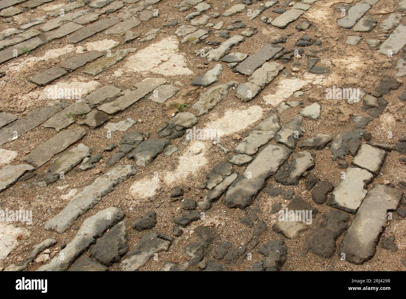 brick paved ground ancient chinese architecture Stock Photo - Alamy