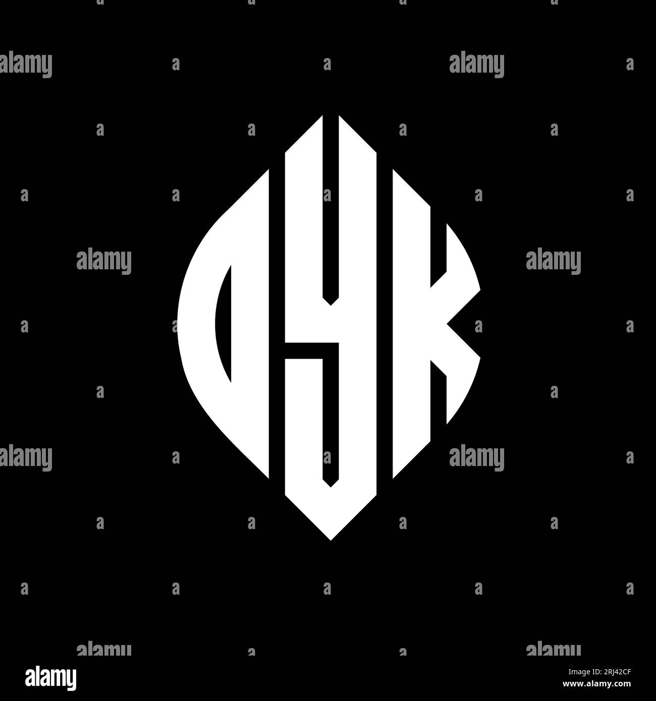 Oyk circle logo hi-res stock photography and images - Alamy