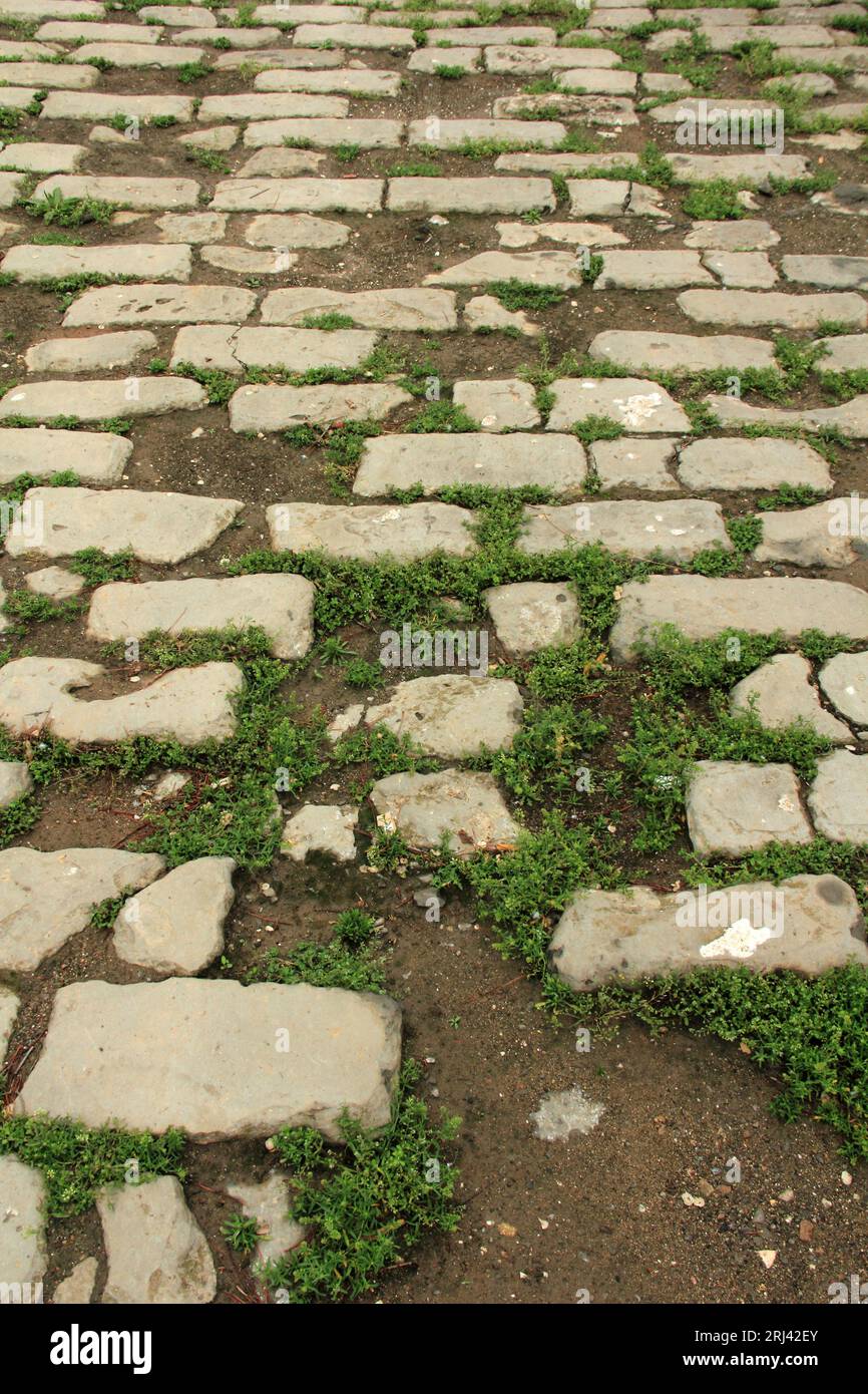 brick paved ground ancient chinese architecture Stock Photo - Alamy