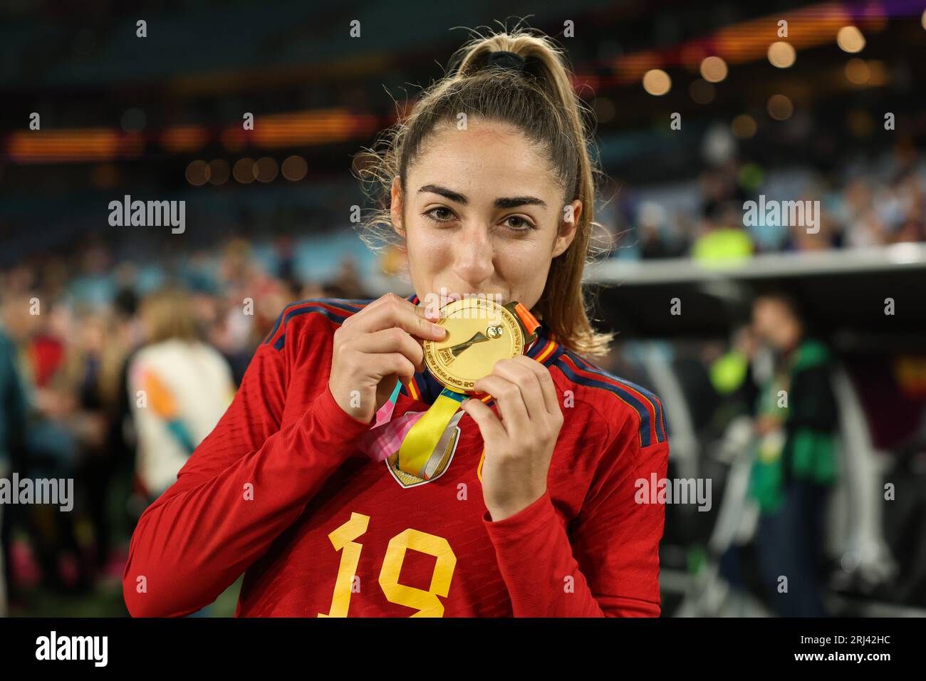Sydney, Australia. 21st Aug, 2023. Olga Carmona captain of Spain ...