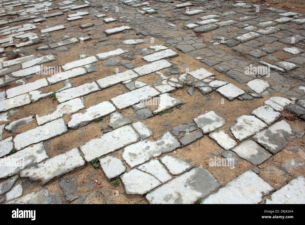 brick paved ground ancient chinese architecture Stock Photo - Alamy