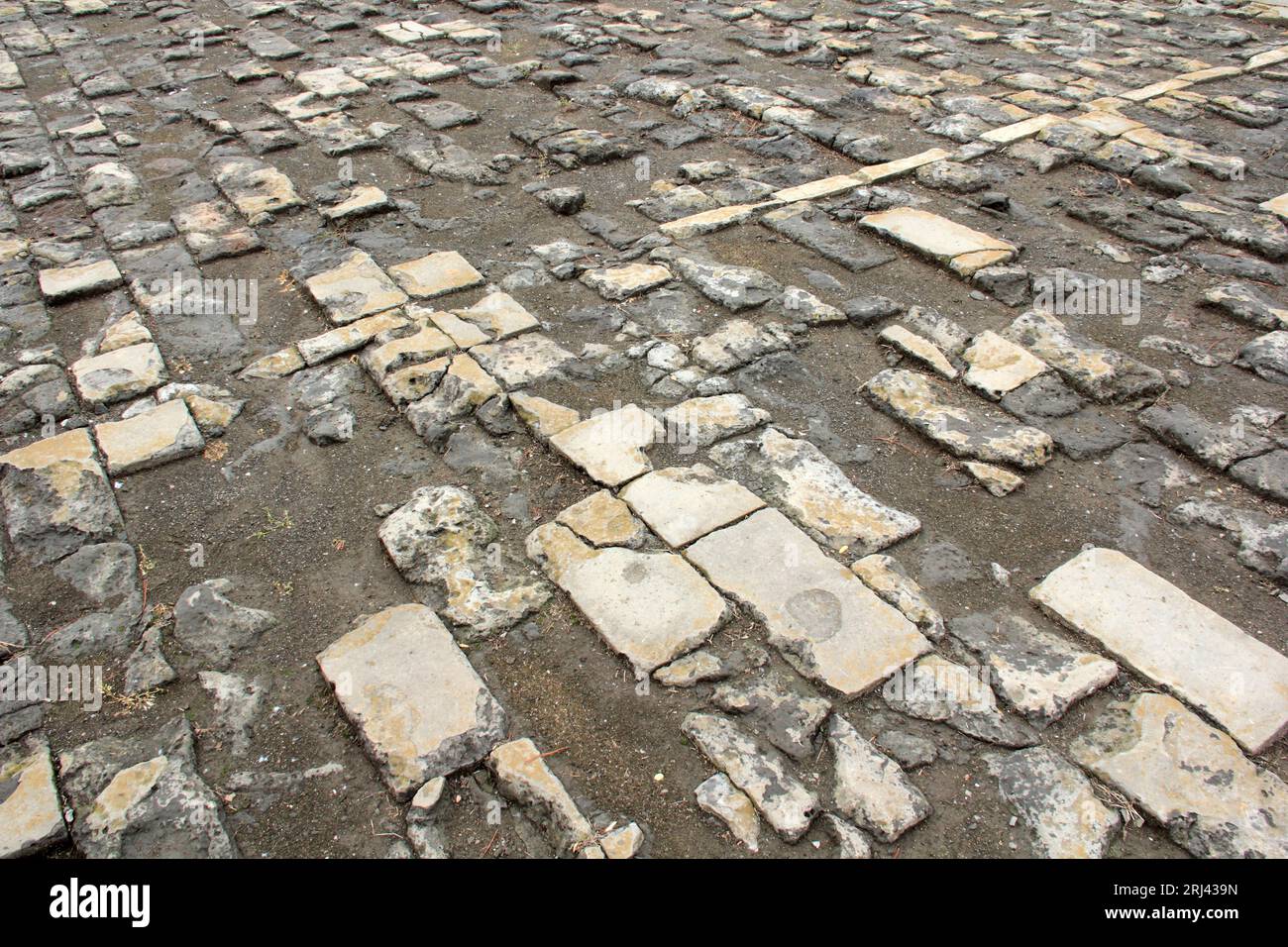 brick paved ground ancient chinese architecture Stock Photo - Alamy