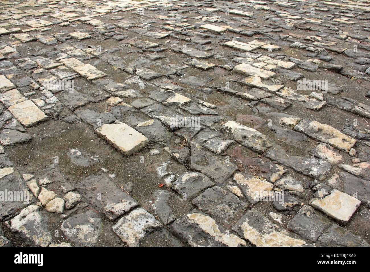 brick paved ground ancient chinese architecture Stock Photo - Alamy