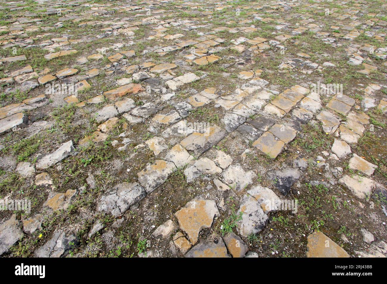 brick paved ground ancient chinese architecture Stock Photo - Alamy
