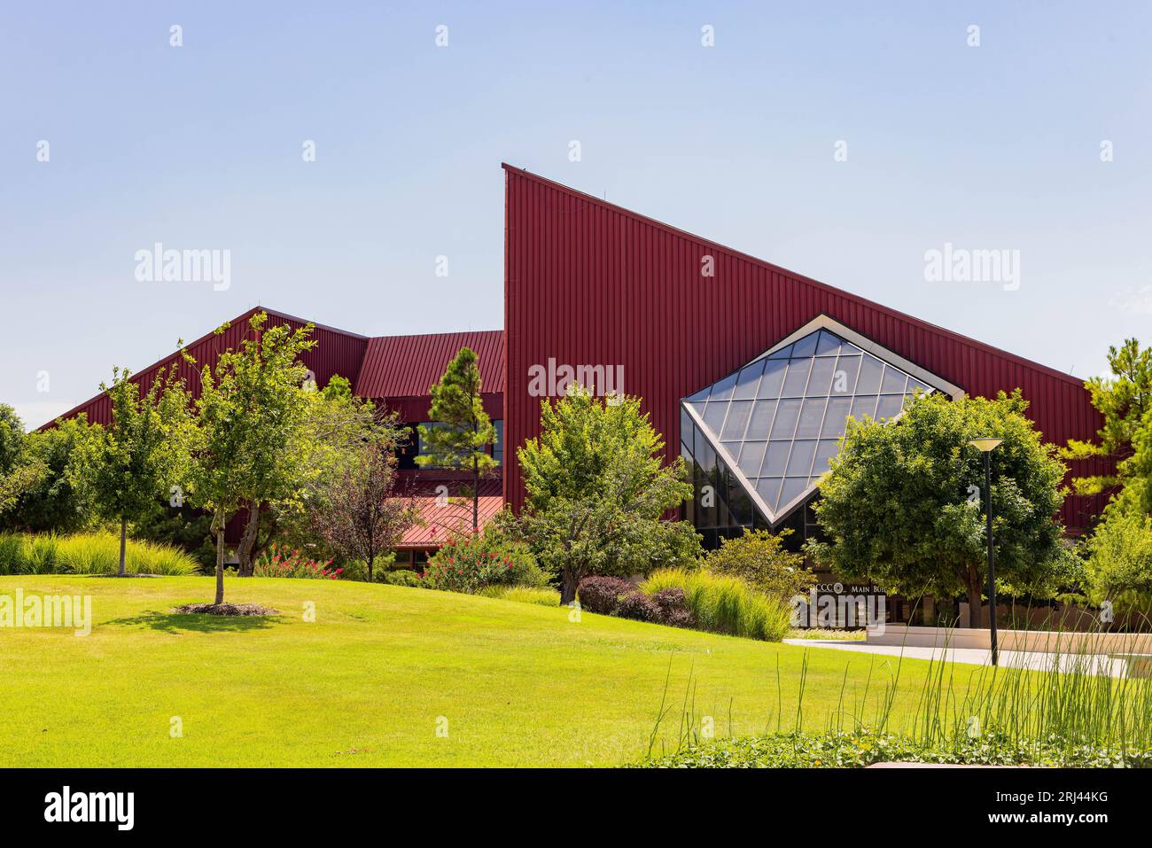 Sunny exterior view of the main building of Oklahoma City Community ...