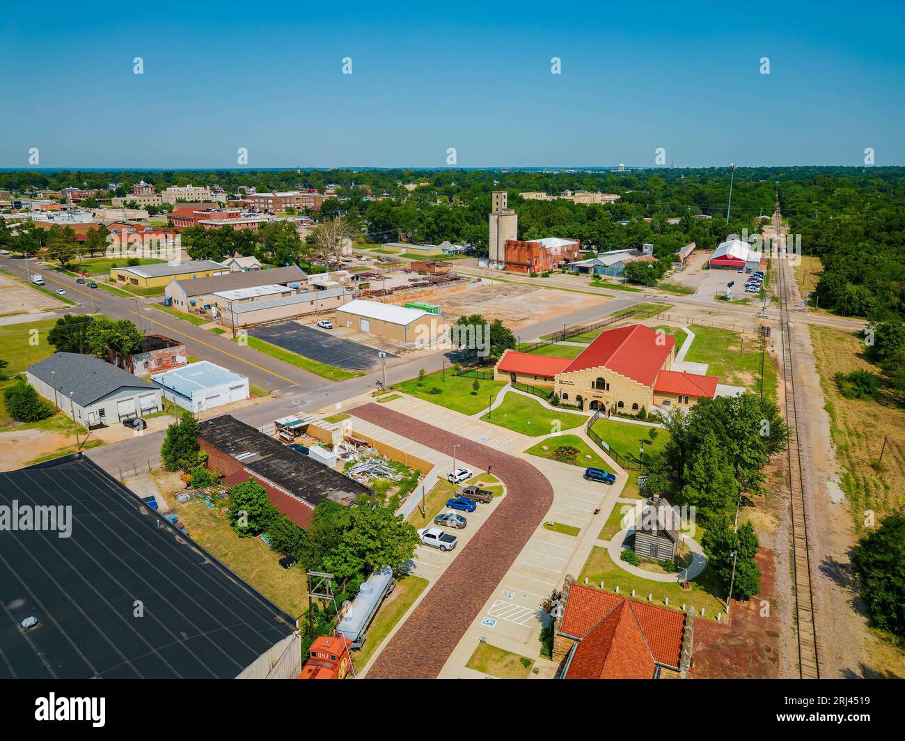 Oklahoma memorial aerial hi-res stock photography and images - Alamy