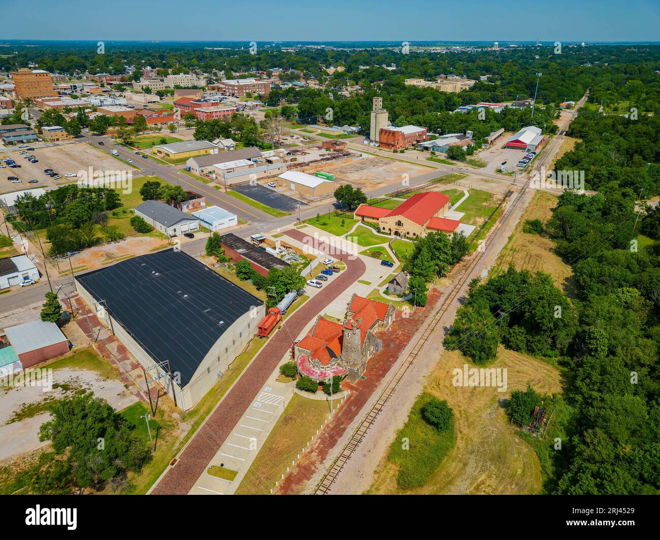 Oklahoma memorial aerial hi-res stock photography and images - Alamy