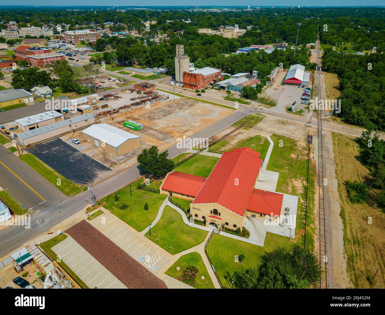 Oklahoma memorial aerial hi-res stock photography and images - Alamy