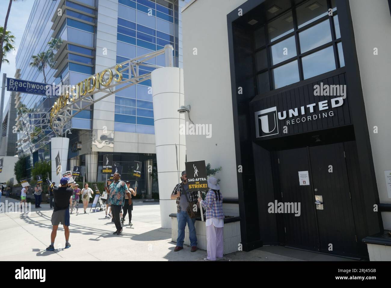 Los Angeles, California, USA 21st July 2023 United Recording Studio ...