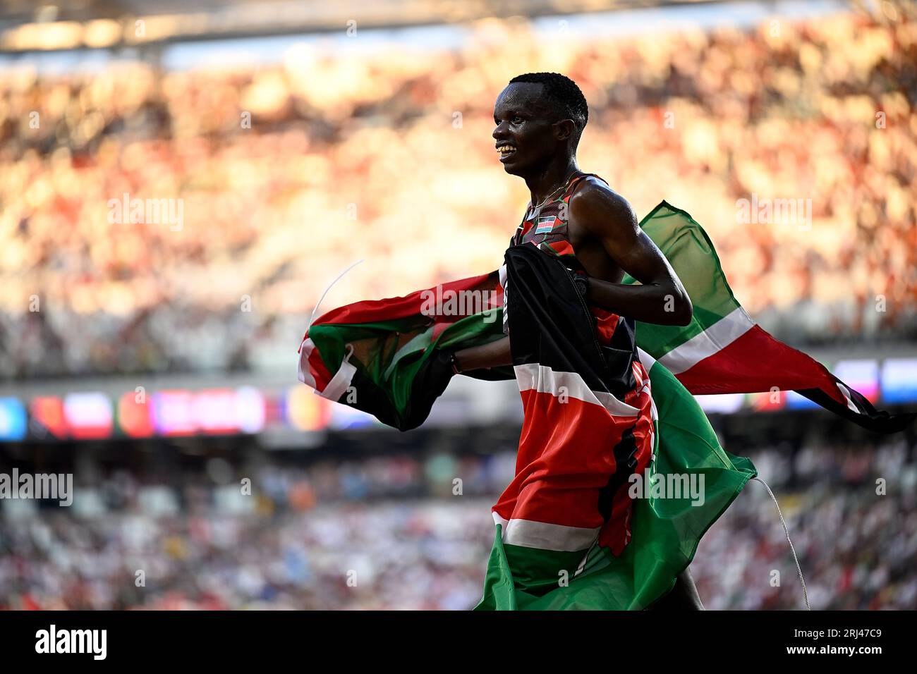Budapest, Hungary. 20th Aug, 2023. Daniel Simiu Ebenyo of Kenya ...