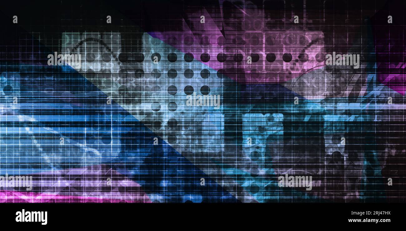 Cloud Computing for Electronic Work Online Art Stock Photo - Alamy