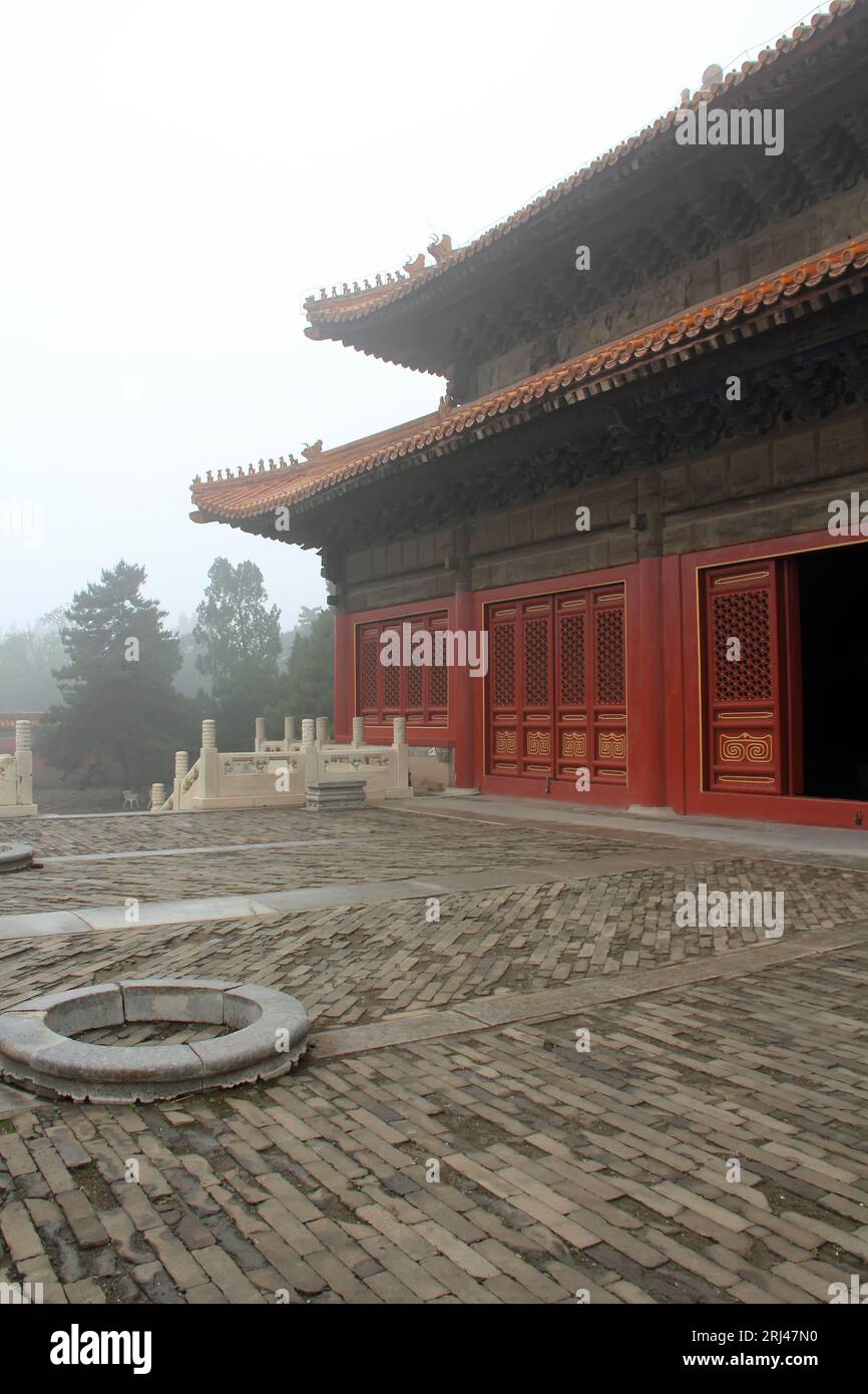 Zunhua, May 13: Palace architecture landscape in the Eastern Royal ...